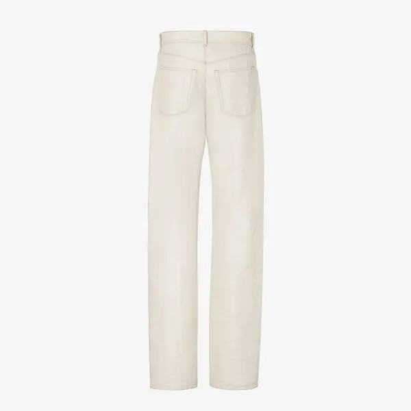Fendi Selleria Long Jeans - White