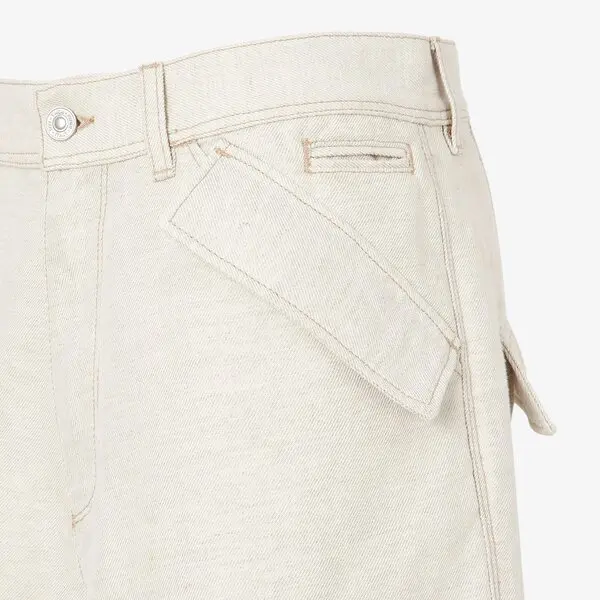 Fendi Selleria Wide-leg Cargo Bermuda Shorts