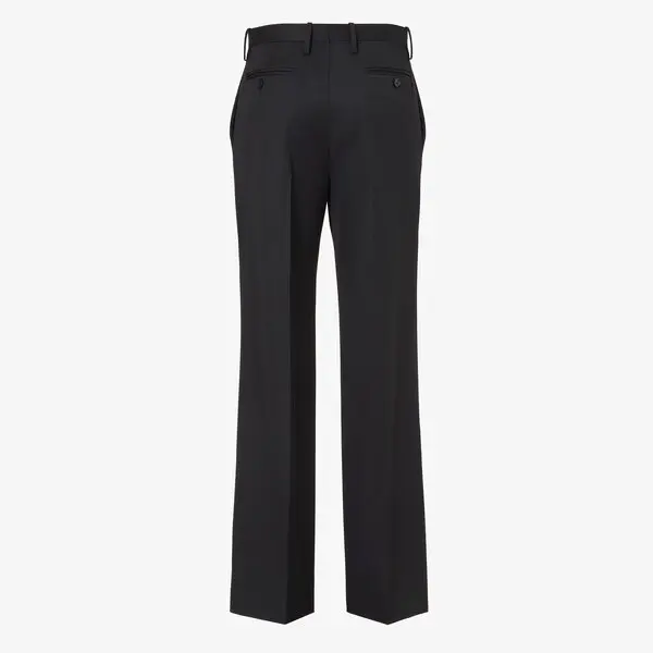 Fendi Wool Trousers - Black