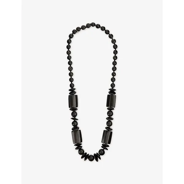 MOSQUITO Comporta Cow-horn Beaded Necklace