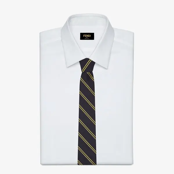 Fendi Silk Neck Tie - Multicolour