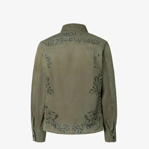 Fendi Cotton Drill Blouson Jacket