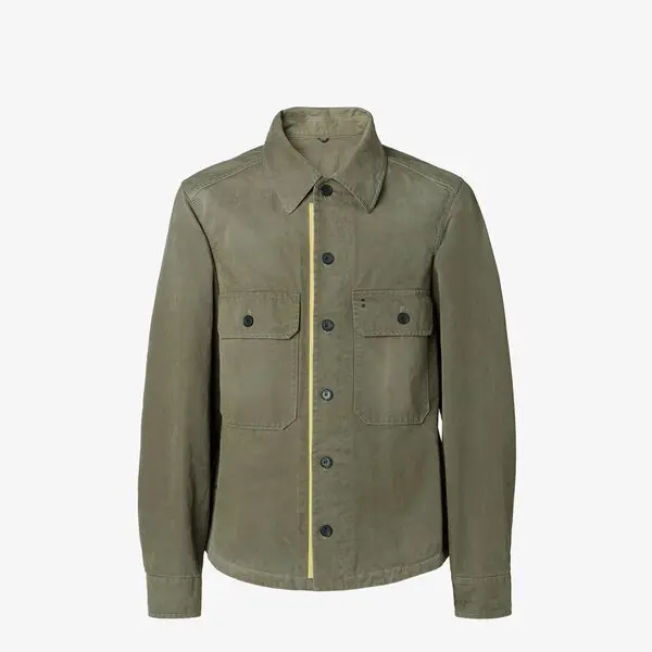 Fendi Cotton Drill Blouson Jacket