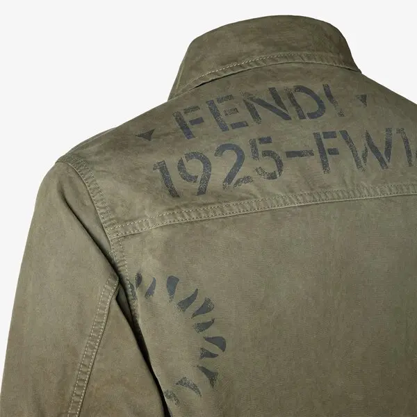 Fendi Cotton Drill Blouson Jacket