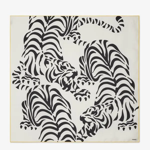 Fendi Foulard - White