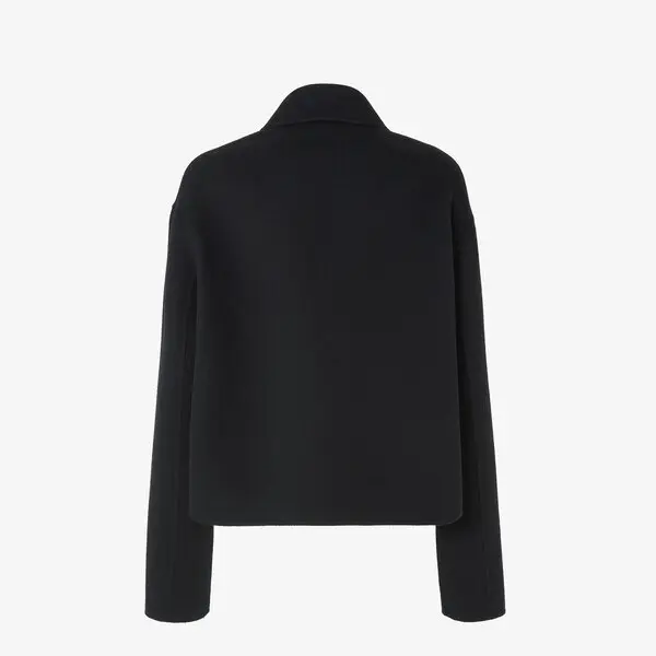 Fendi Wool Deconstructed Blouson Jacket