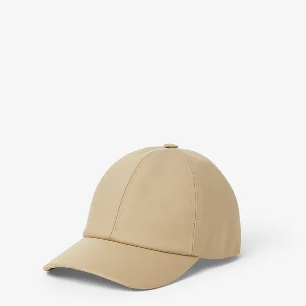 Fendi Cotton Baseball Cap - Beige