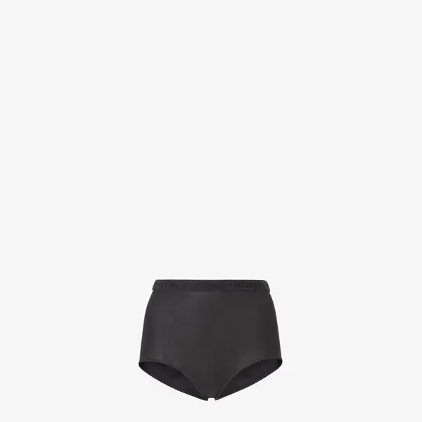 Fendi Jacquard Logo Hipster Shorts - Black