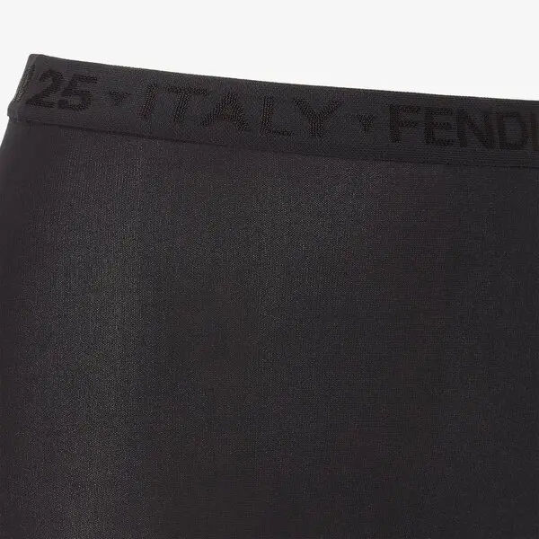 Fendi Jacquard Logo Hipster Shorts