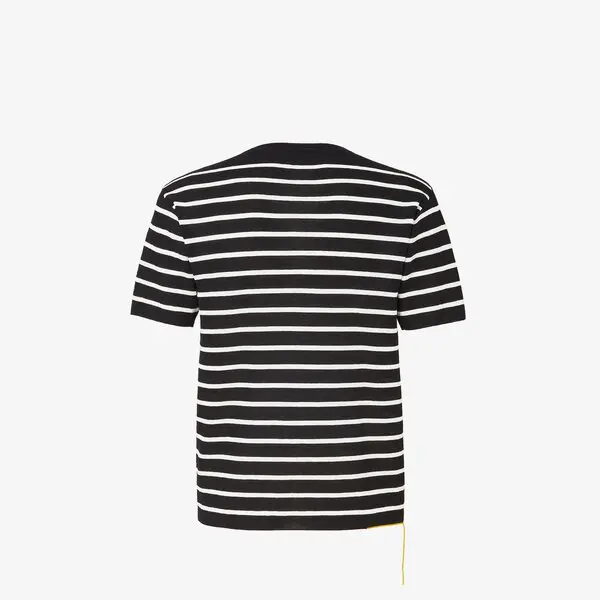 Fendi Striped V-neck Jumper
