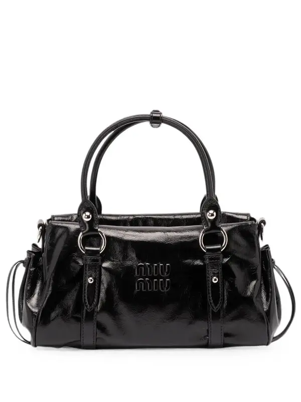 Miu Miu Shiny Leather Handbag