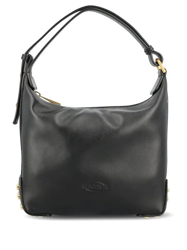 TOD`S Mini Bag Metal Dots In Leather - Black