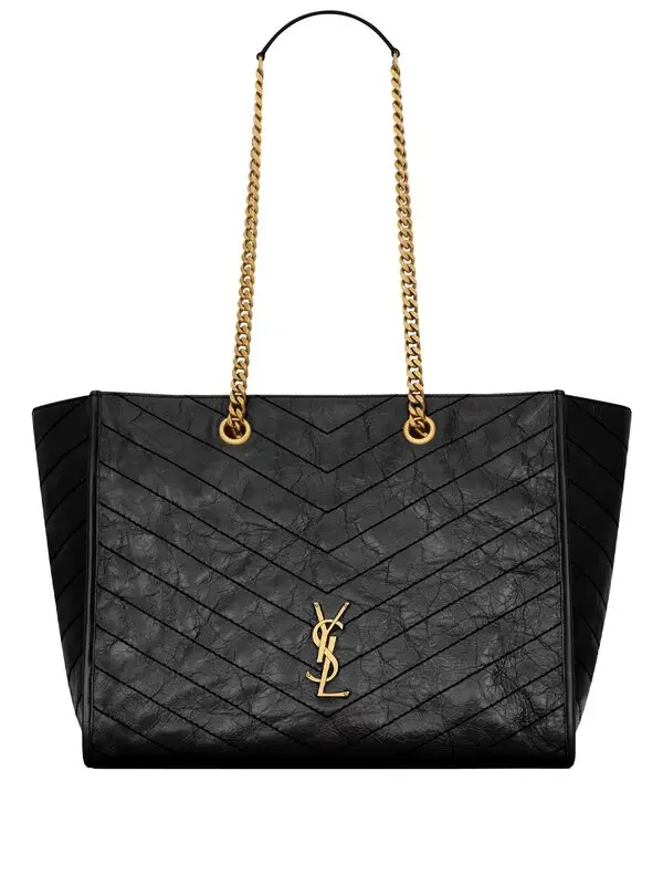 Saint Laurent Niki Vintage Leather Shopping Bag