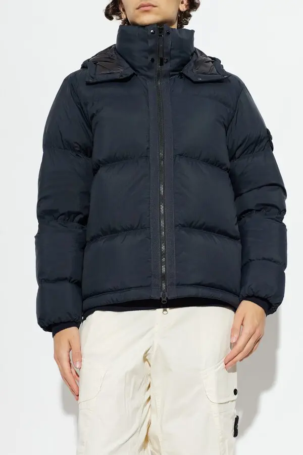 Stone Island Puffer Jacket With Hood