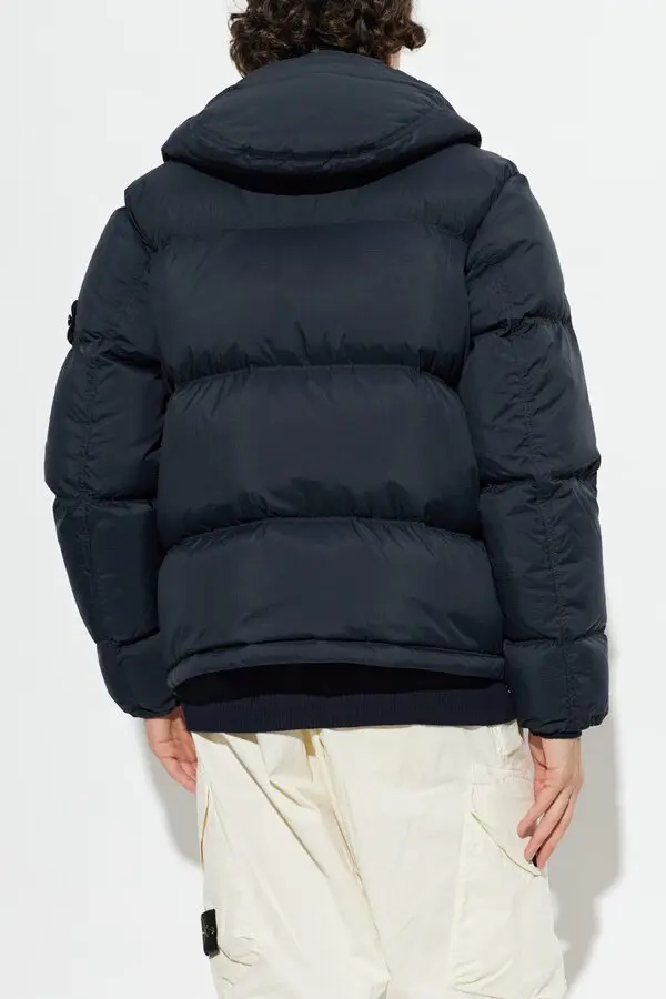 Stone Island Puffer Jacket With Hood