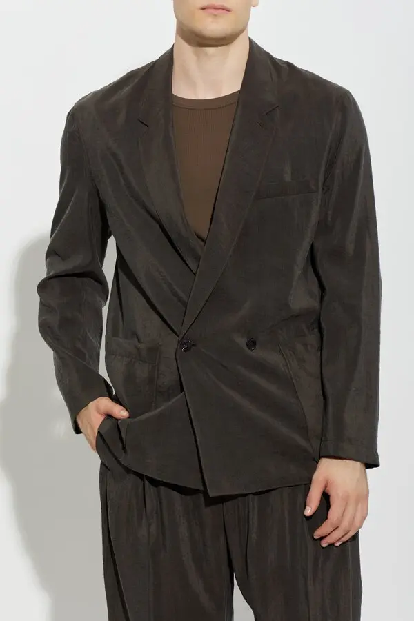LEMAIRE Silk Blazer With Pockets