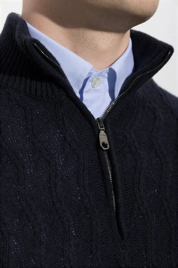 Etro Cashmere Sweater With Embroidered Logo