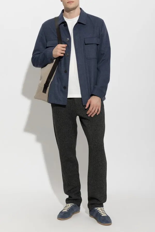 Etro Wool Jacket With Pockets