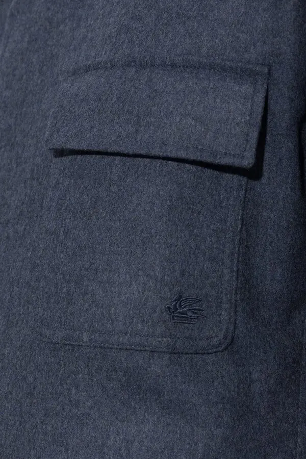 Etro Wool Jacket With Pockets