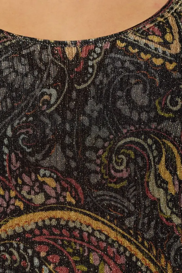 Etro Top With Metallic Thread