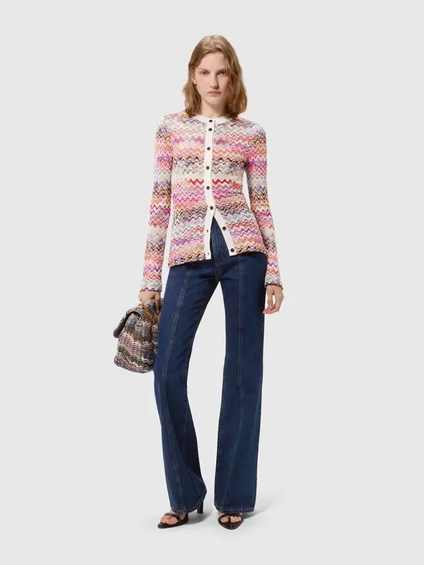 Missoni Fit Crewneck Buttoned Cardigan