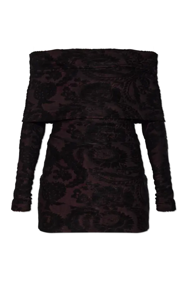 Etro Short Off-the-shoulder Dress