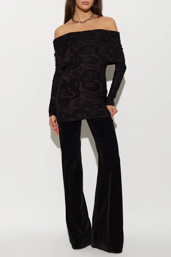 Etro Short Off-the-shoulder Dress