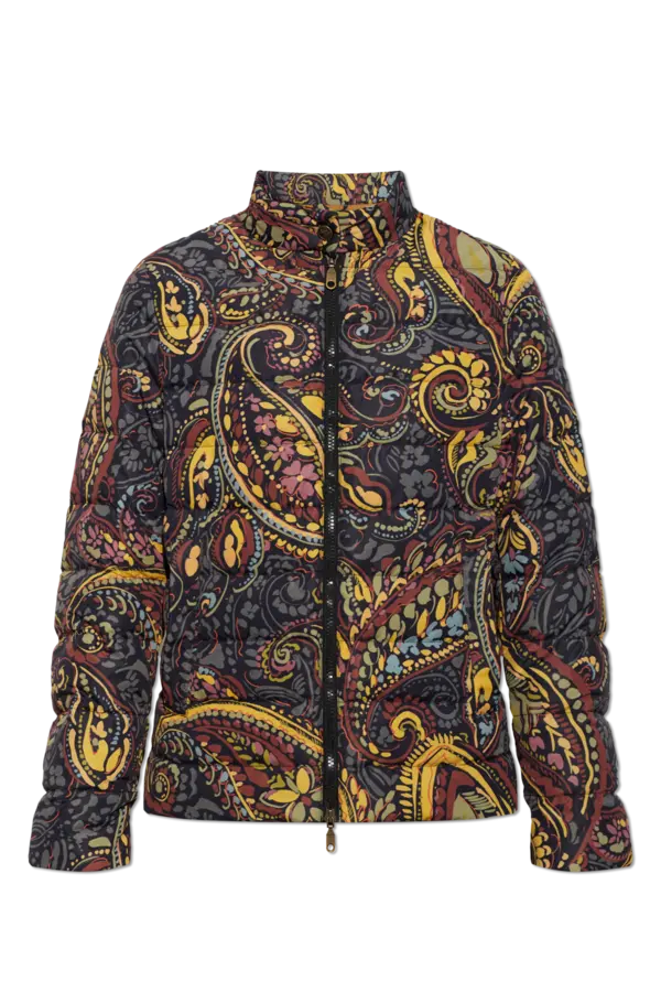 Etro Down Jacket With Stand-up Collar