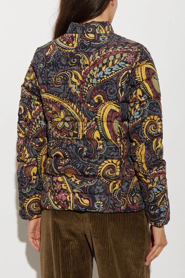 Etro Down Jacket With Stand-up Collar