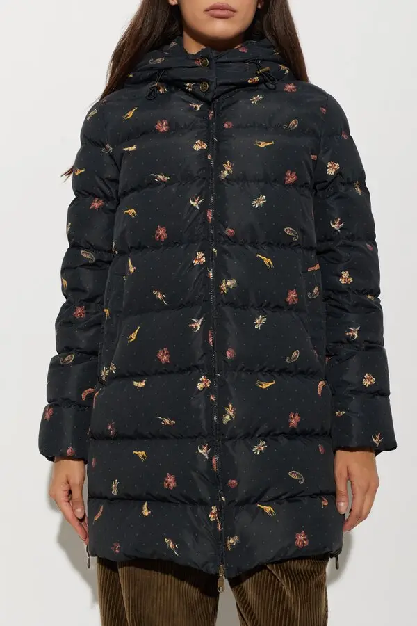 Etro Down Jacket With Colorful Print