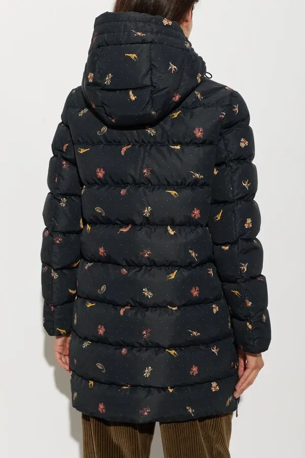 Etro Down Jacket With Colorful Print