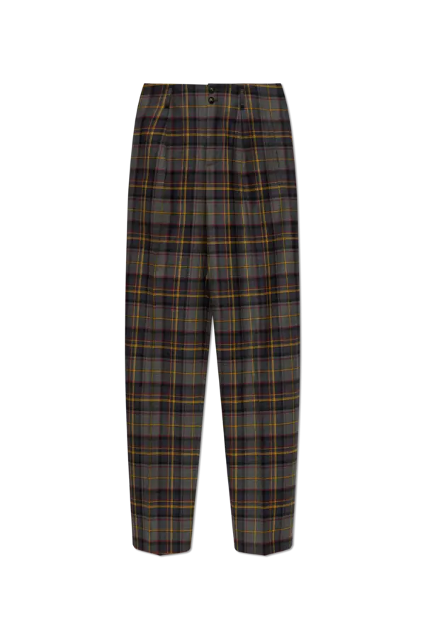 Etro Wool Pleated Trousers