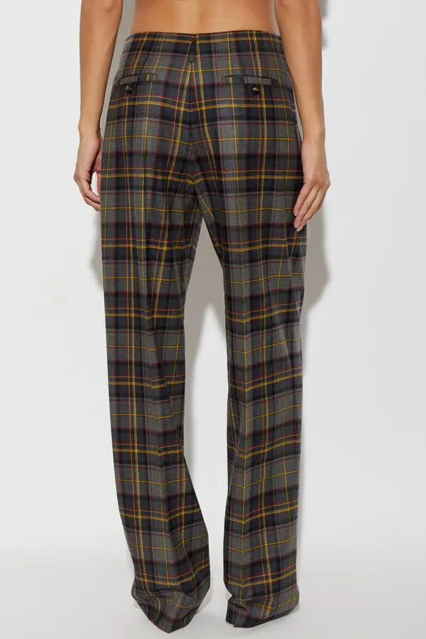 Etro Wool Pleated Trousers