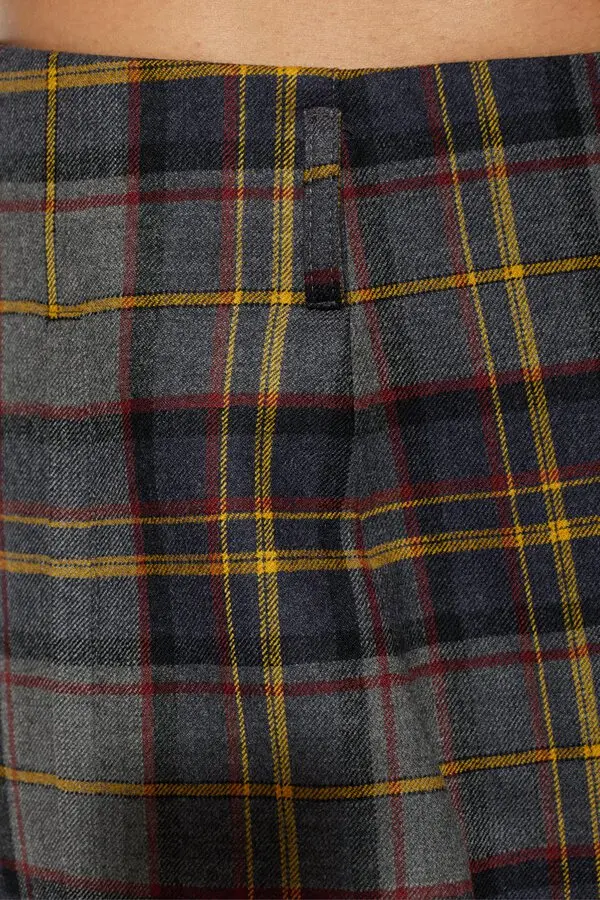Etro Wool Pleated Trousers