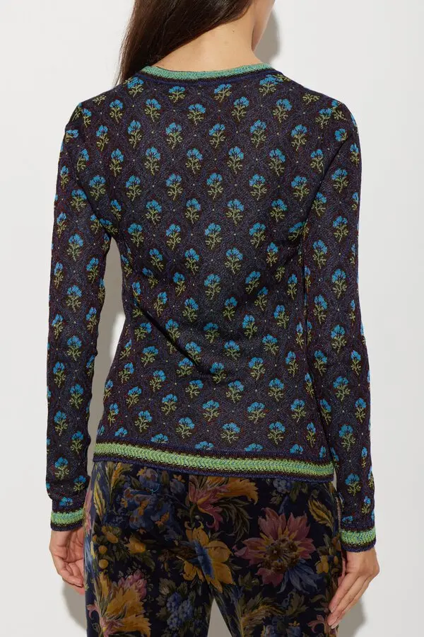 Etro Cardigan With Lurex Thread