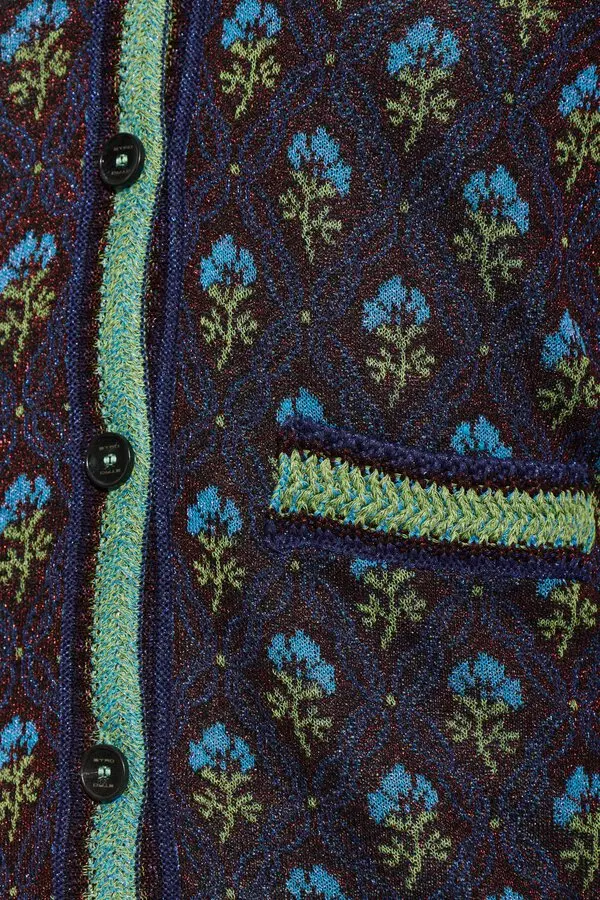 Etro Cardigan With Lurex Thread