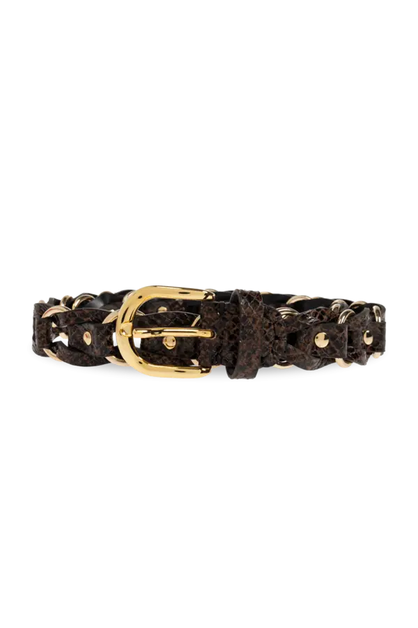 Isabel Marant Étoile Wide Chain Link Leather Belt
