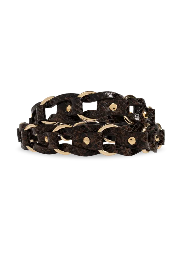 Isabel Marant Étoile Wide Chain Link Leather Belt