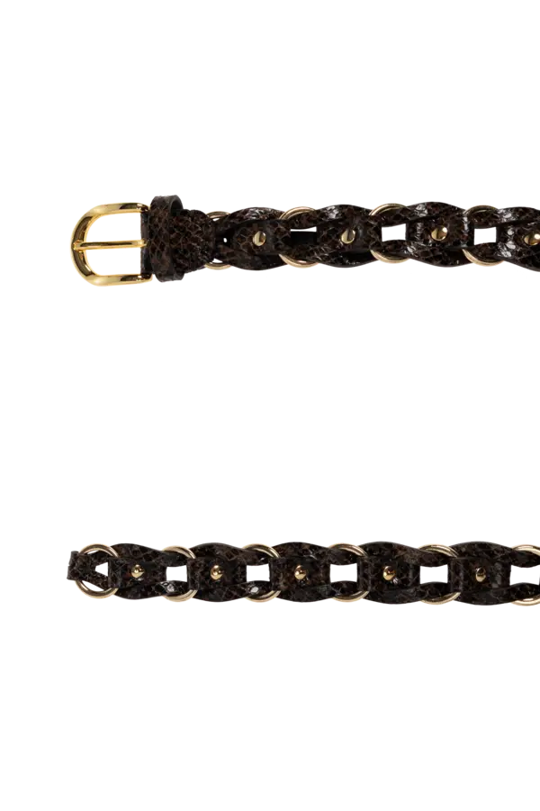 Isabel Marant Étoile Wide Chain Link Leather Belt