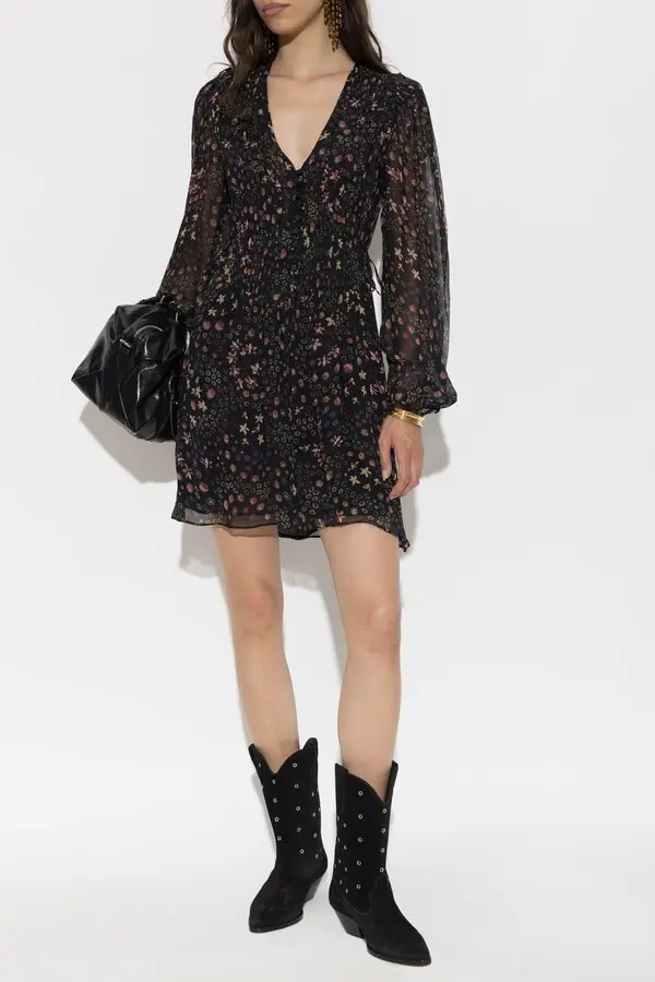 MARANT ETOILE Floral Print Mini Dress