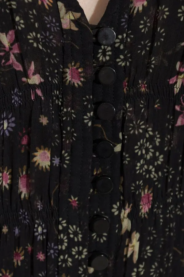 MARANT ETOILE Floral Print Mini Dress