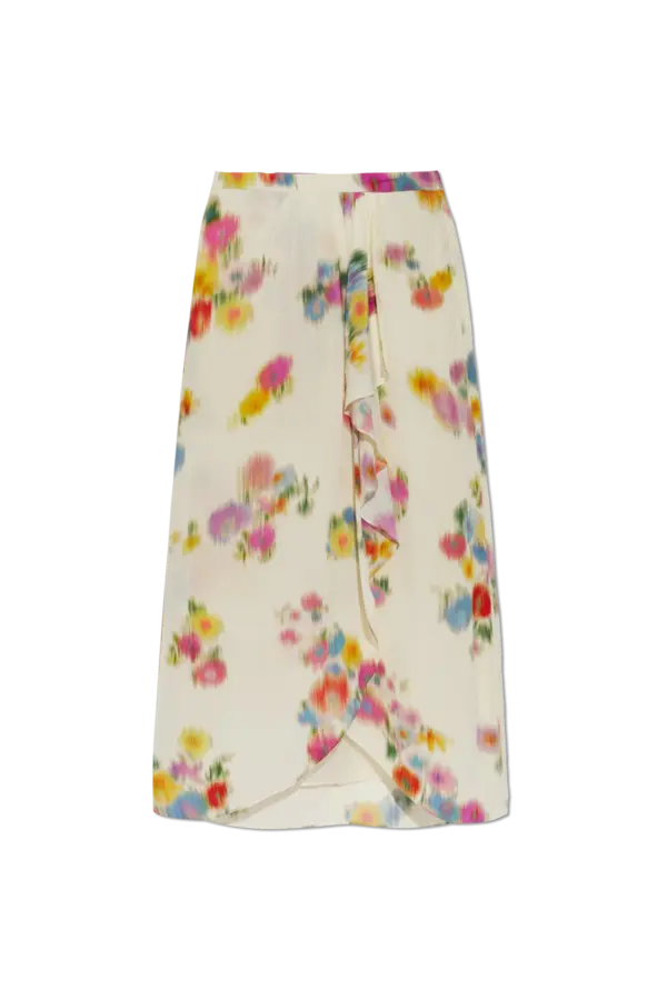 MARANT ETOILE Silk Skirt "vanille - Cream