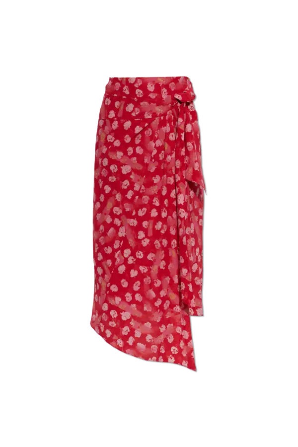 Isabel Marant Étoile Silk Skirt `faniry - Red