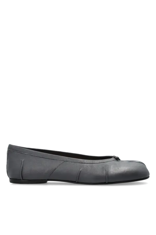 MAISON MARGIELA Leather Ballerinas With 'tabi' Cut-out