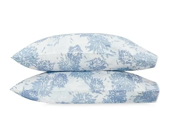 MATOUK Chrysanthemum Pillowcase - Blue