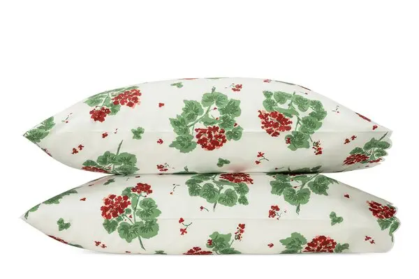 MATOUK Geranium Pillowcase - Scarlet