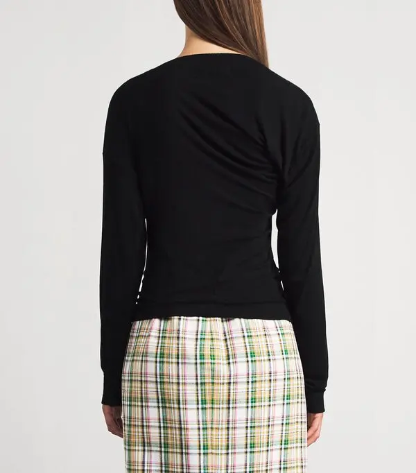 VIVIENNE WESTWOOD Ribbed Long-sleeve T-shirt With Embroidered Orb