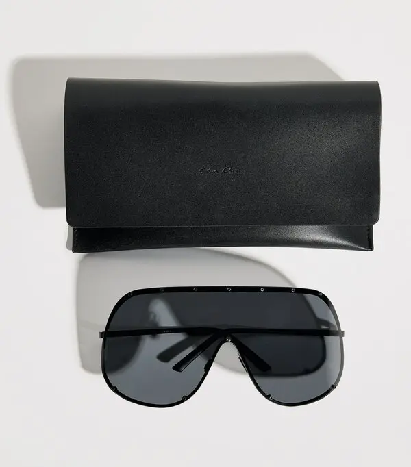 Rick Owens Steel Shield Sunglasses