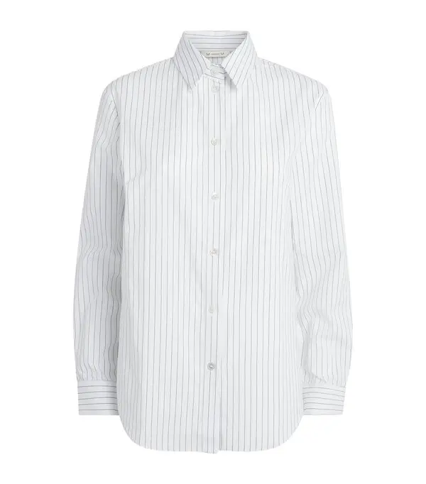 Max Mara Cotton Stripe Shirt - White