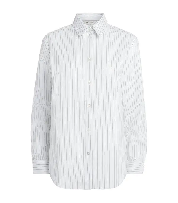 Max Mara Cotton Stripe Shirt - White